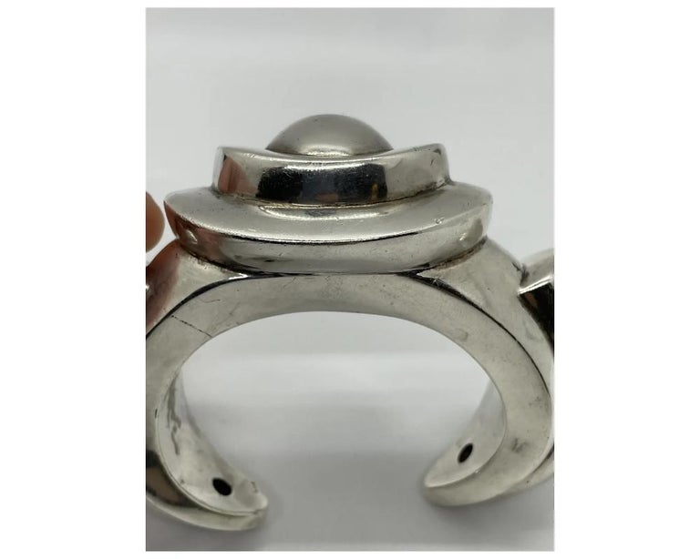 Vintage Sterling Silver Patricia von Musulin Cuff Bracelet at 1stDibs