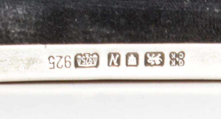 Vintage Sterling Silver Photo Frame Kitney and Co London 1987 For Sale ...