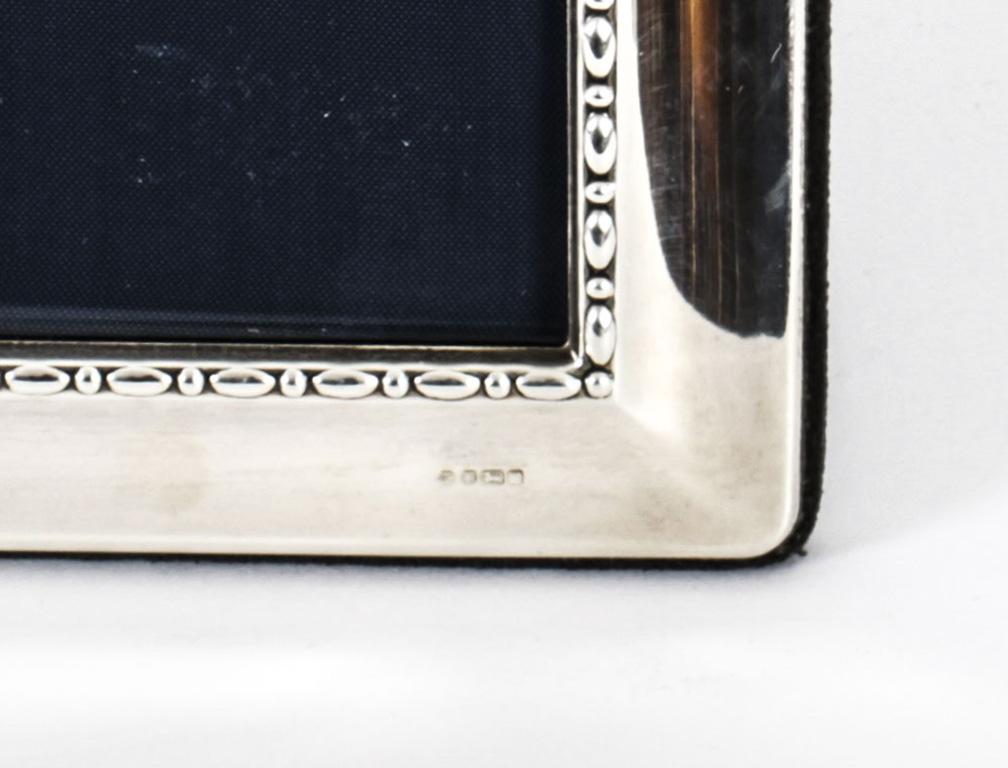 Vintage Sterling Silver Photo Frame London 20th C at 1stDibs