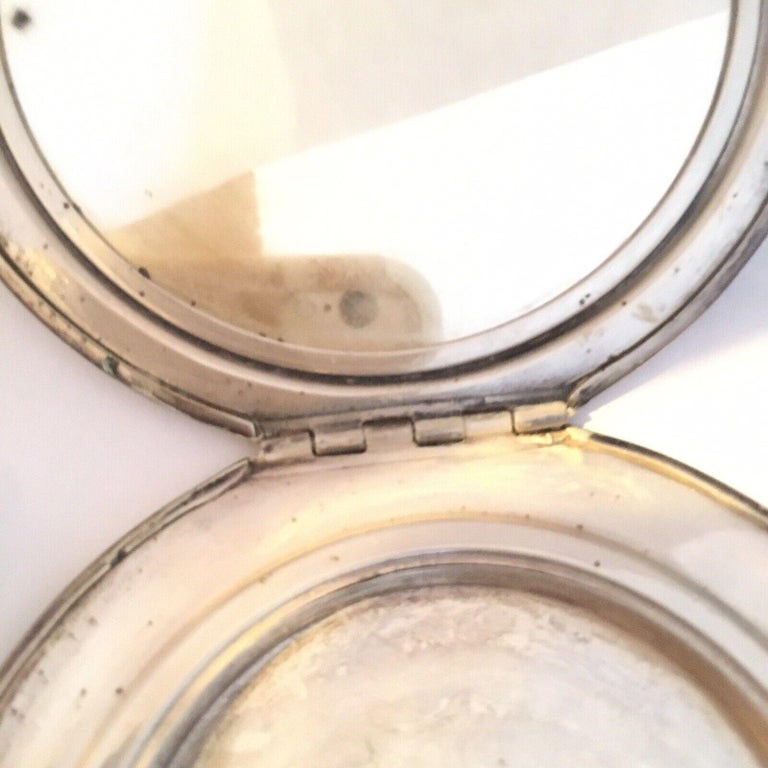 Vintage Sterling Silver Powder Compact Birks For Sale at 1stDibs