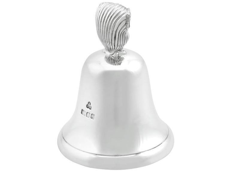 Vintage Sterling Silver Table Bell For Sale at 1stDibs