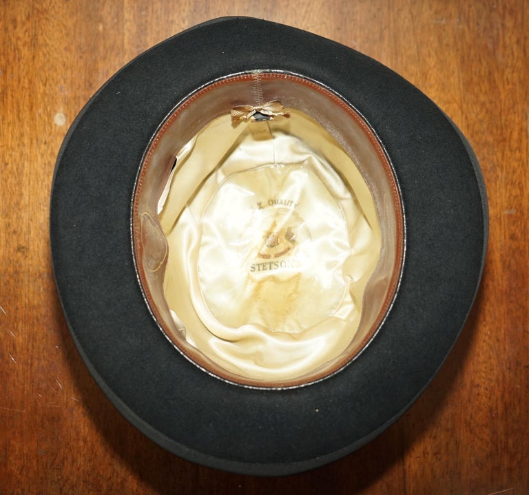 Vintage Stetson 3x Quality Made in England Trilby Hat for Selfridges ...