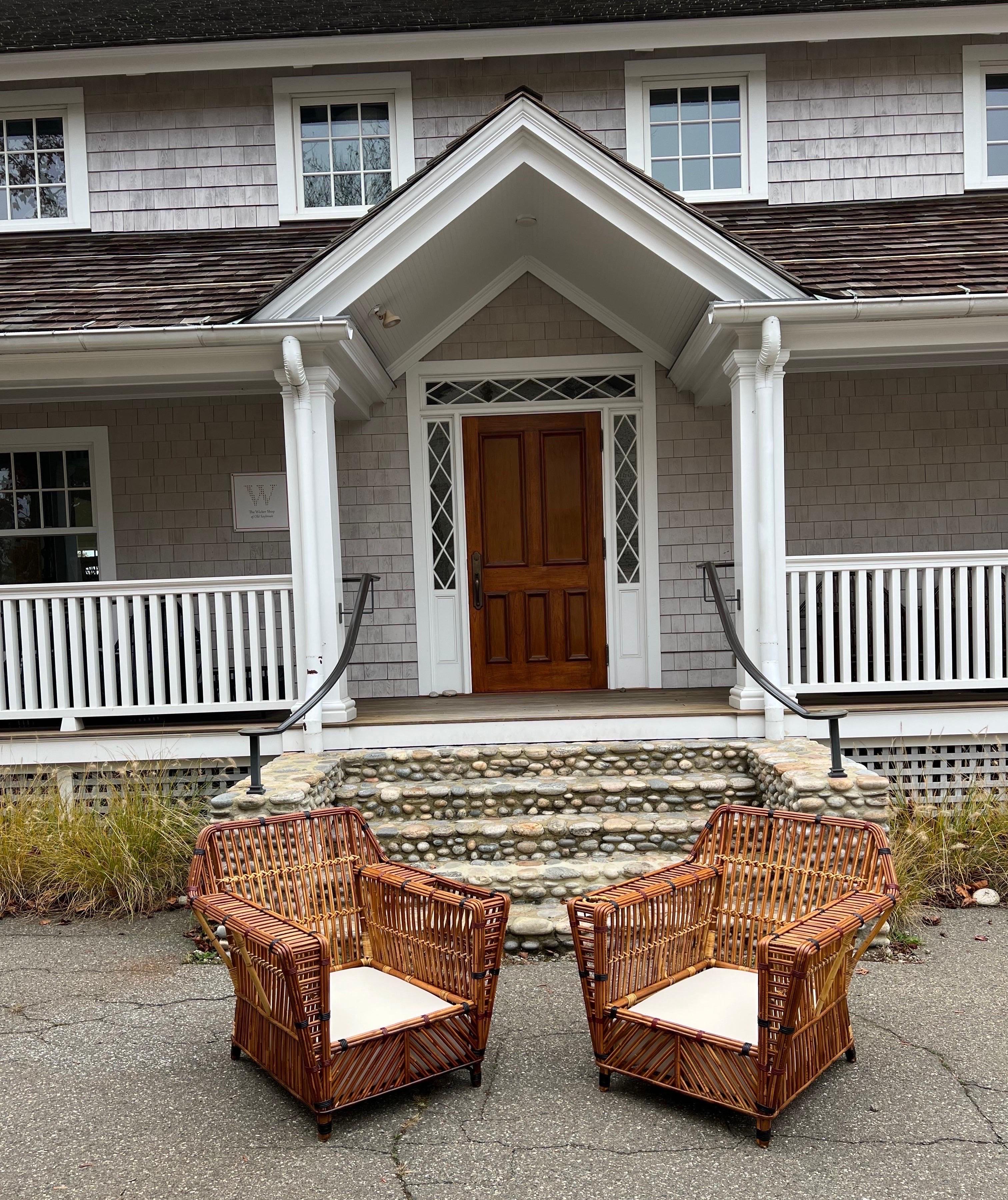 Vintage Stick Wicker Set For Sale at 1stDibs