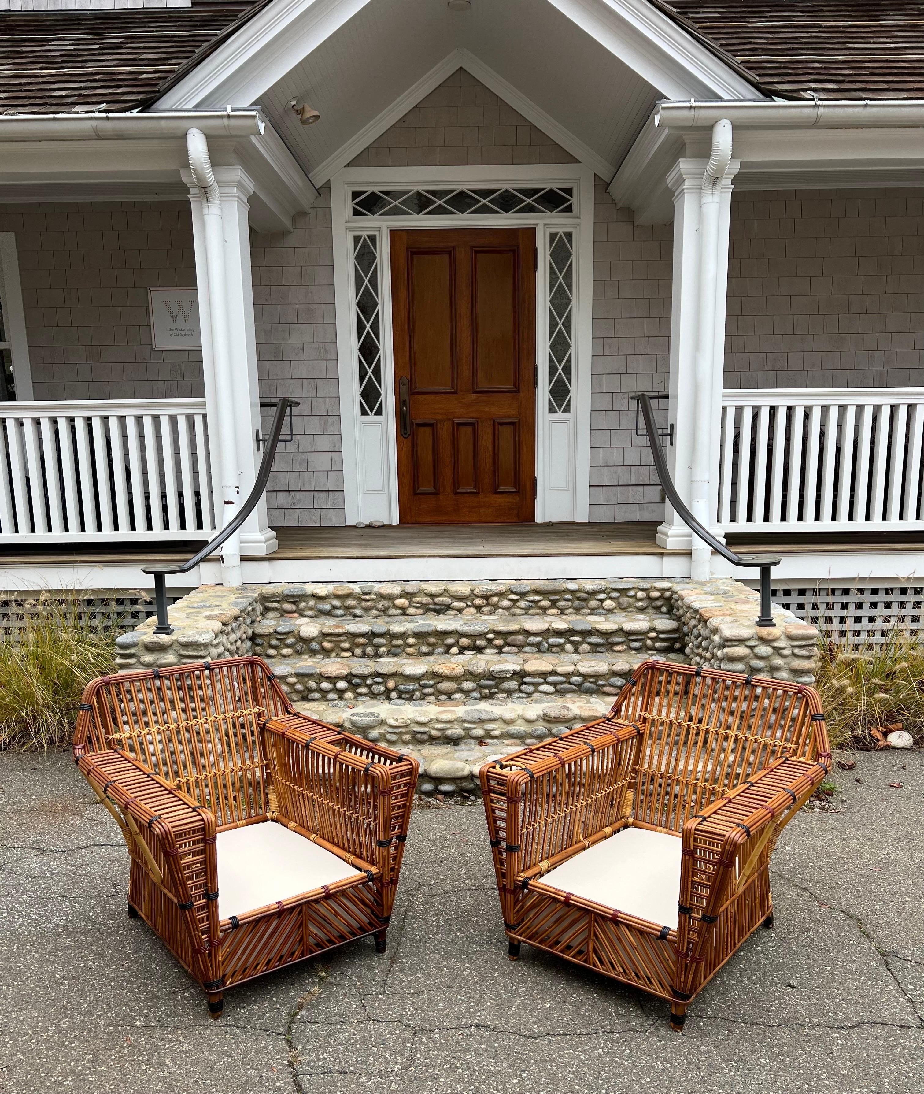Vintage Stick Wicker Set For Sale at 1stDibs