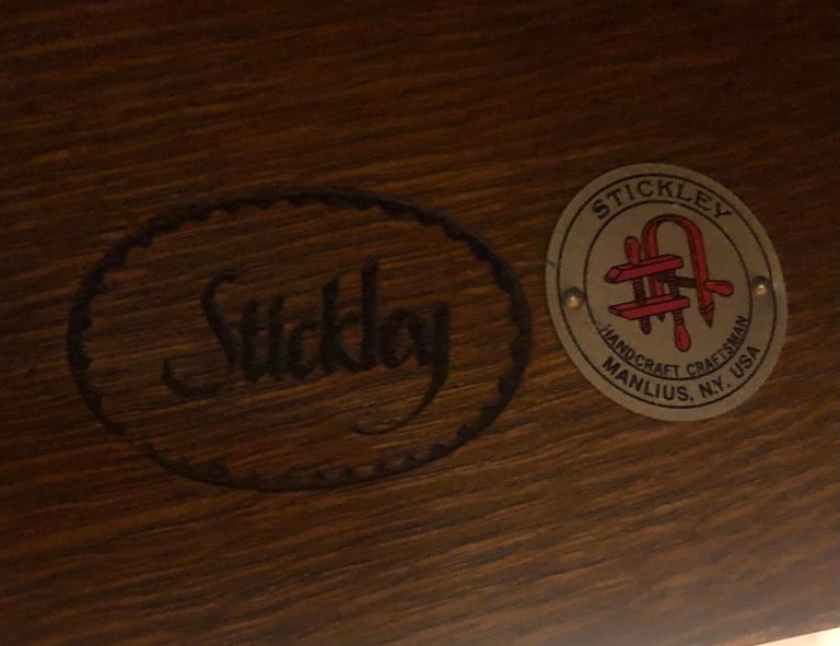 Vintage Stickley Leather Morris Chair at 1stDibs