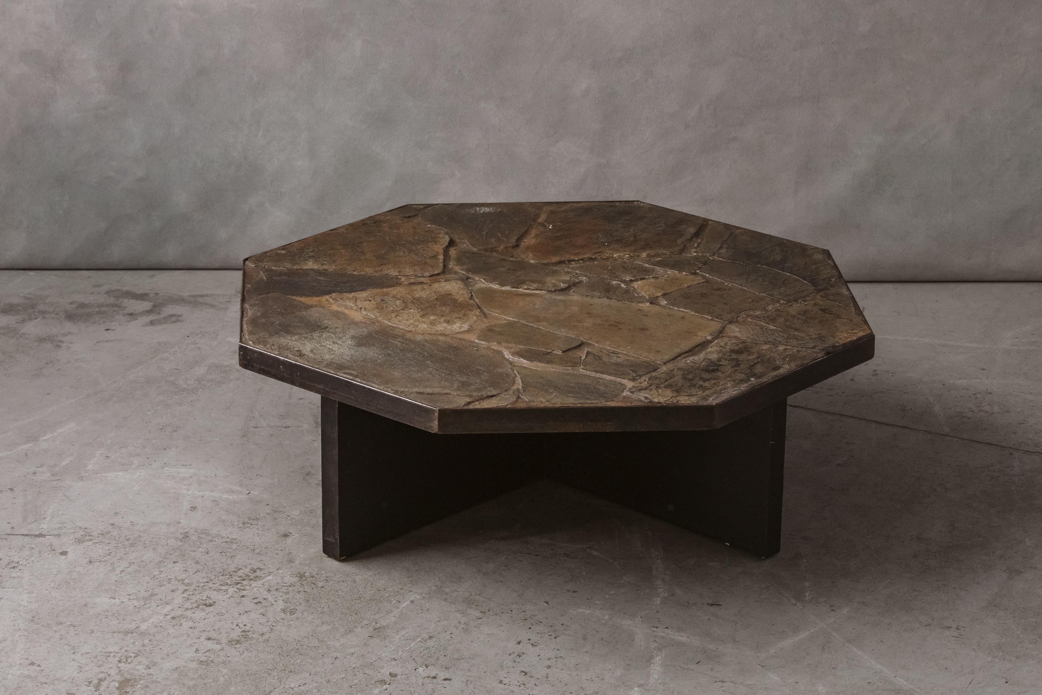 Vintage Stone Octagon Coffee Table from France, circa 1970 For Sale at ...