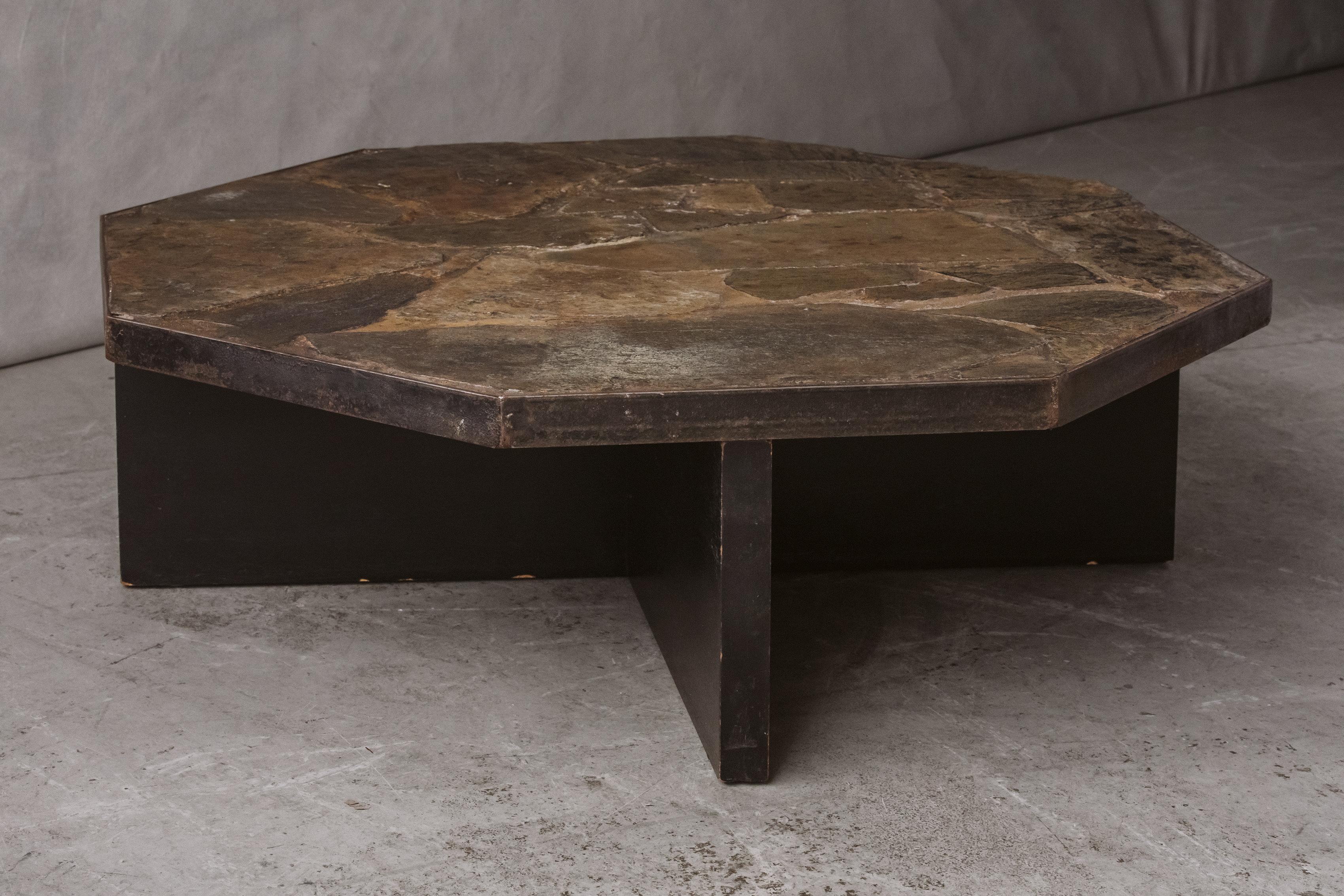 Vintage Stone Octagon Coffee Table from France, circa 1970 For Sale at ...