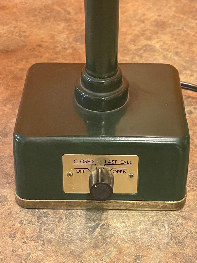 Vintage Stop Light / Traffic Signal Bar Lamp by B&B at 1stDibs