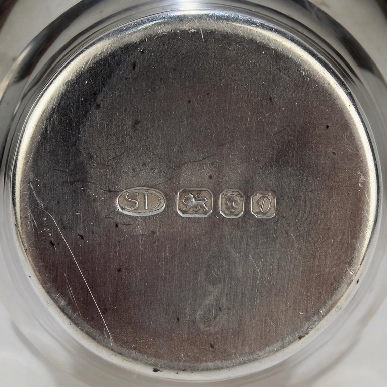 Vintage Stuart Devlin Sterling Silver and Amethyst Reticulated Covered ...