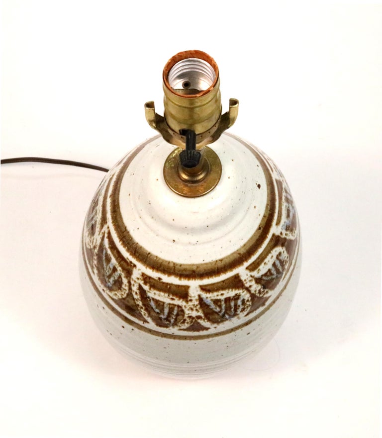 Vintage Studio Pottery Lamp at 1stDibs