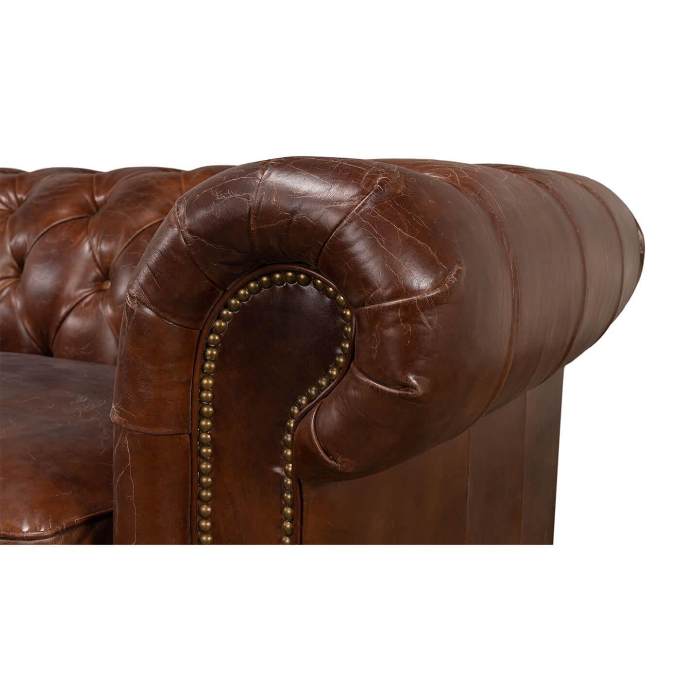 Vintage Style Classic Chesterfield Sofa For Sale at 1stDibs