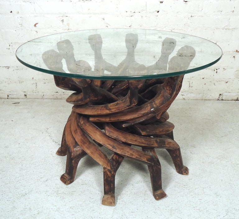 Vintage Style Hand Crafted Side Table For Sale at 1stDibs | hand ...