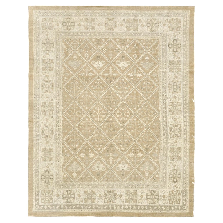 Vintage Style Mahal Panel Design Rug For Sale at 1stDibs