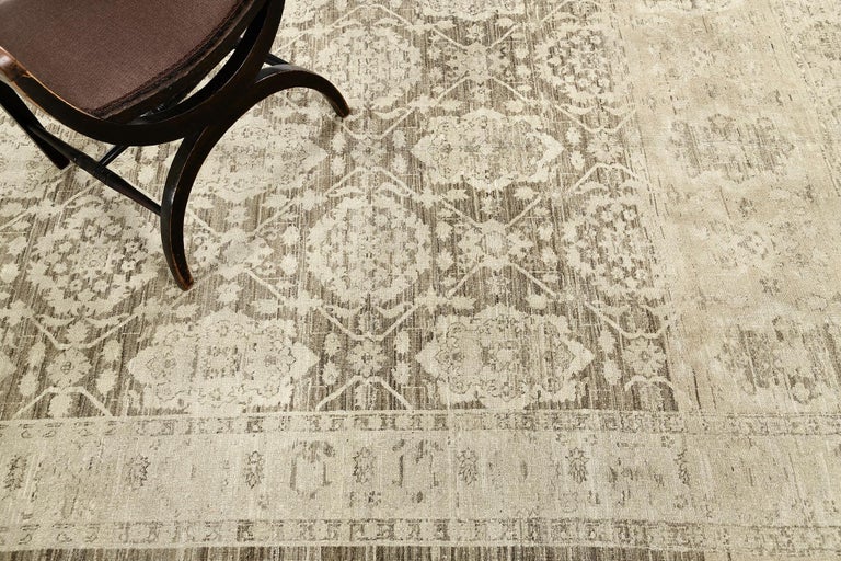 Vintage Style Mahal Revival Rug For Sale at 1stDibs