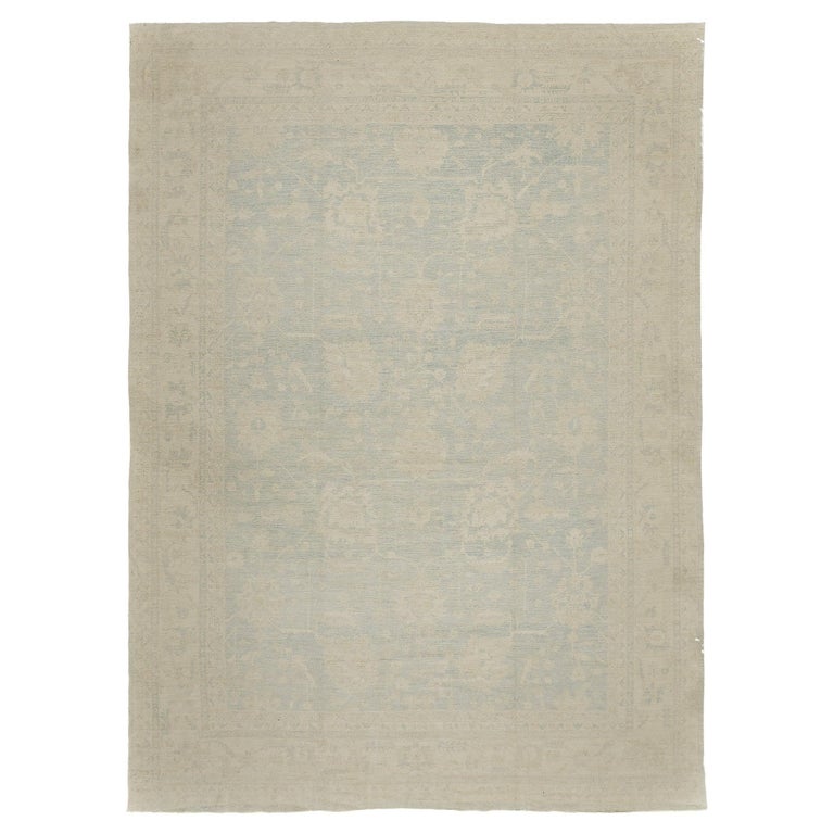 Vintage Style Oushak Re-creation Rug Safira Collection For Sale at 1stDibs