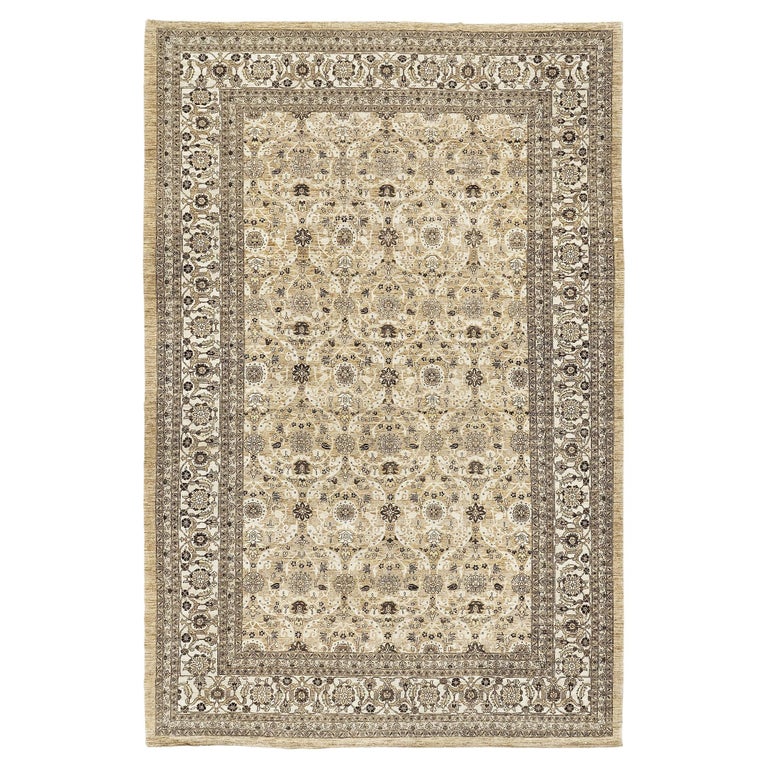 Vintage Style Rapture Collection Tabriz Design Rug For Sale at 1stDibs