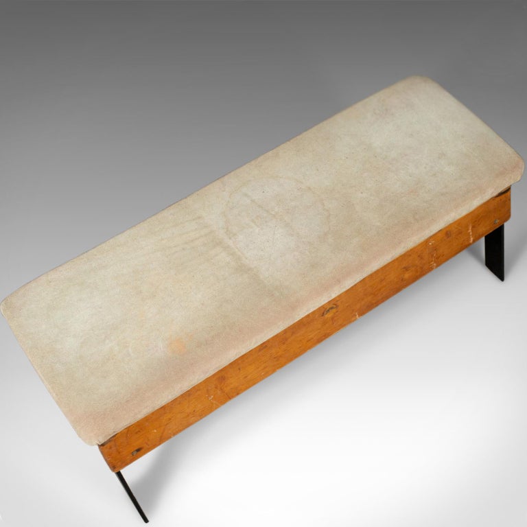 Vintage Suede Top Bench, Vaulting Horse, Three-Seat, Kitchen ...