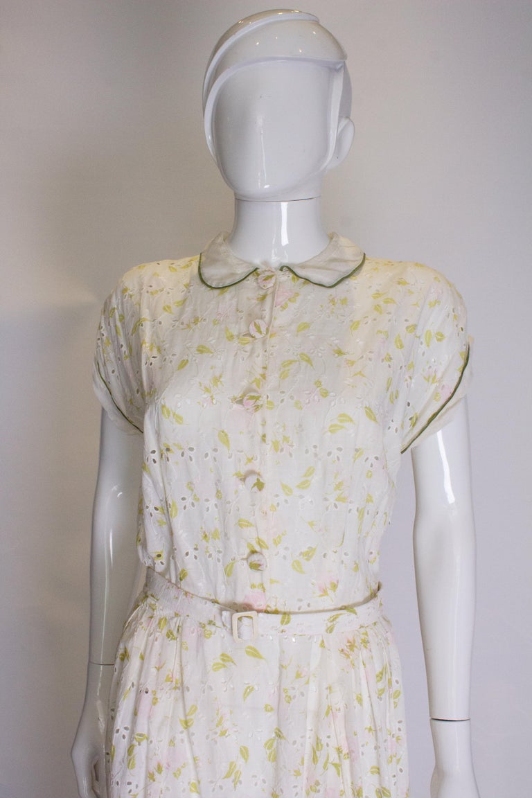 Vintage Summer Cotton Dress by Nelly Don For Sale at 1stDibs | vintage ...