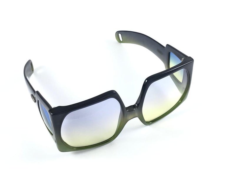 Vintage Super Rare Christian Dior Optyl Translucent D01 Green 1970'S ...