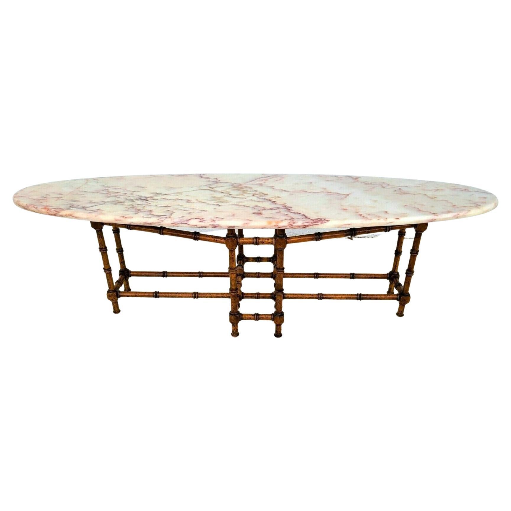 Vintage Baker Faux Bamboo Coffee Table at 1stDibs