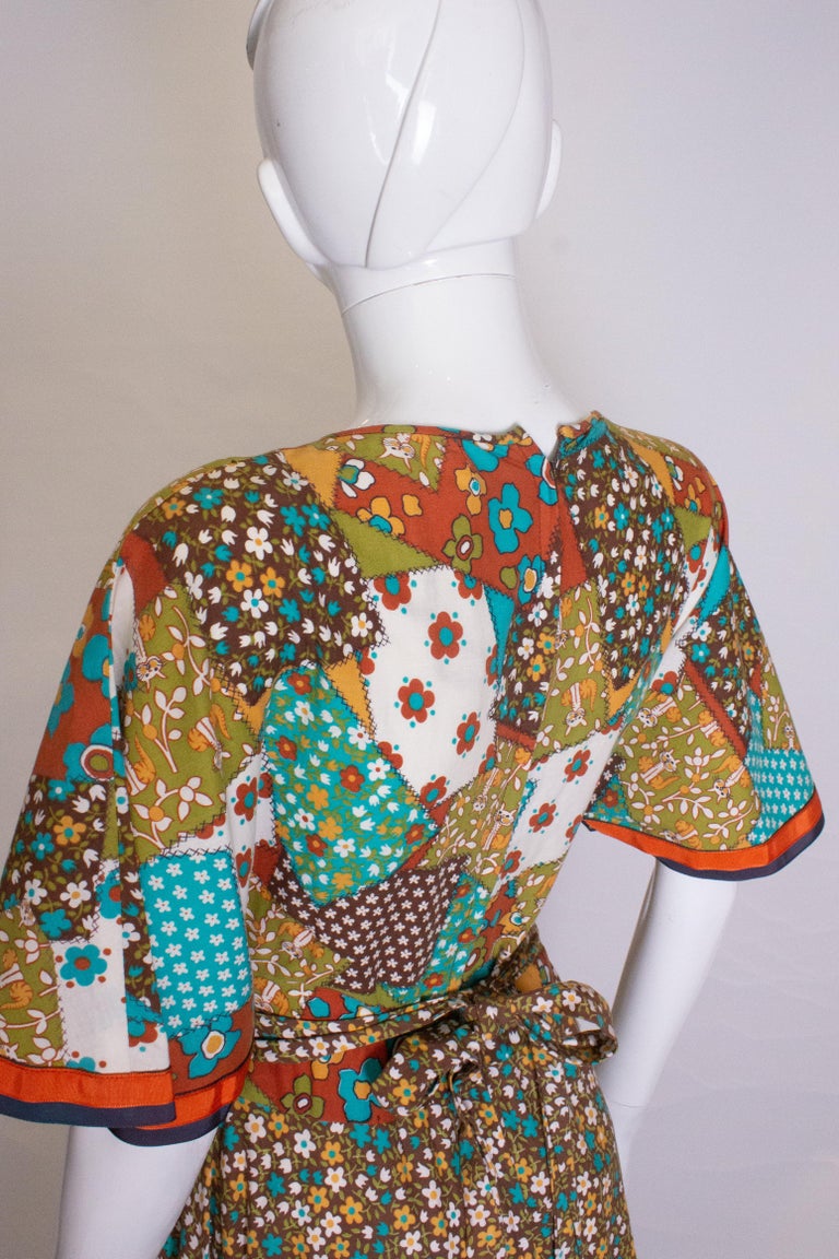 Vintage Susan Small Cotton Summer Gown For Sale at 1stDibs