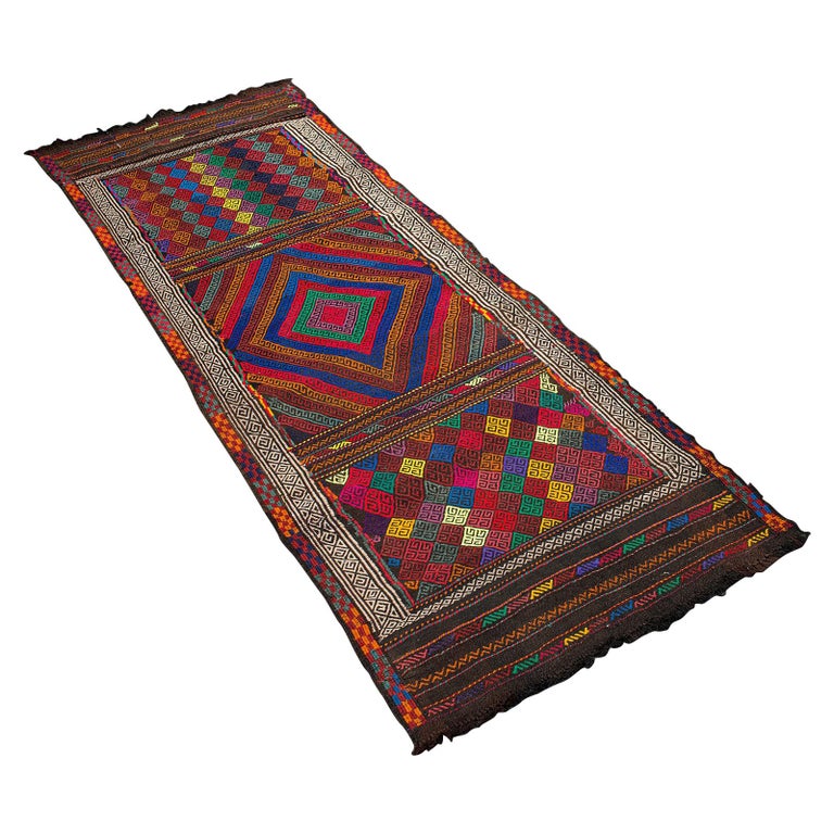 Vintage Suzani Kilim Runner, Middle Eastern, Hallway, Entrance Hall ...
