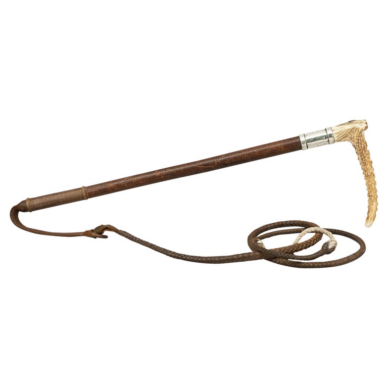 Vintage Swaine and Adeney Hunting Crop, Hunting Whip at 1stDibs