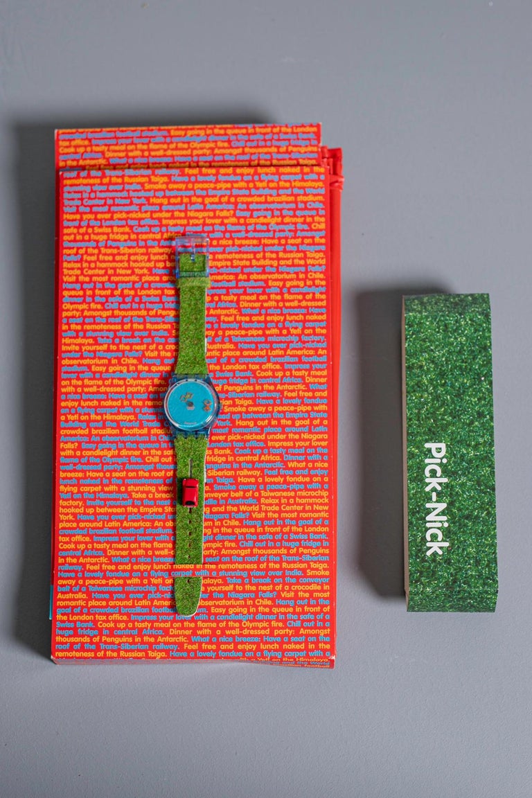 Vintage Swatch GN197 Pick-Nick 2001 Original Box at 1stDibs