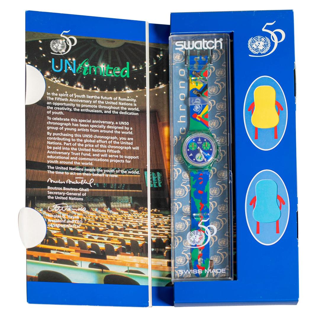 Swatch Platinum Tressor Magique Automatic Limited Edition Wristwatch at ...