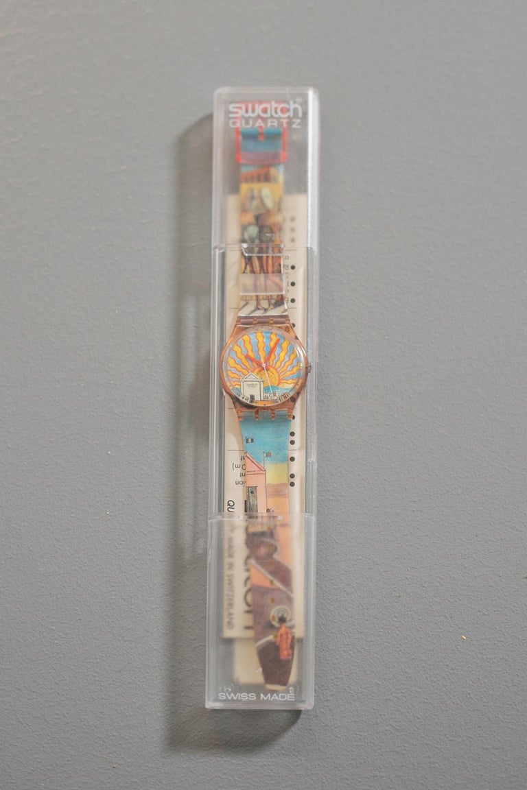 Vintage Swatch The Poet GP107 Year 1993 Original Box For Sale at 1stDibs