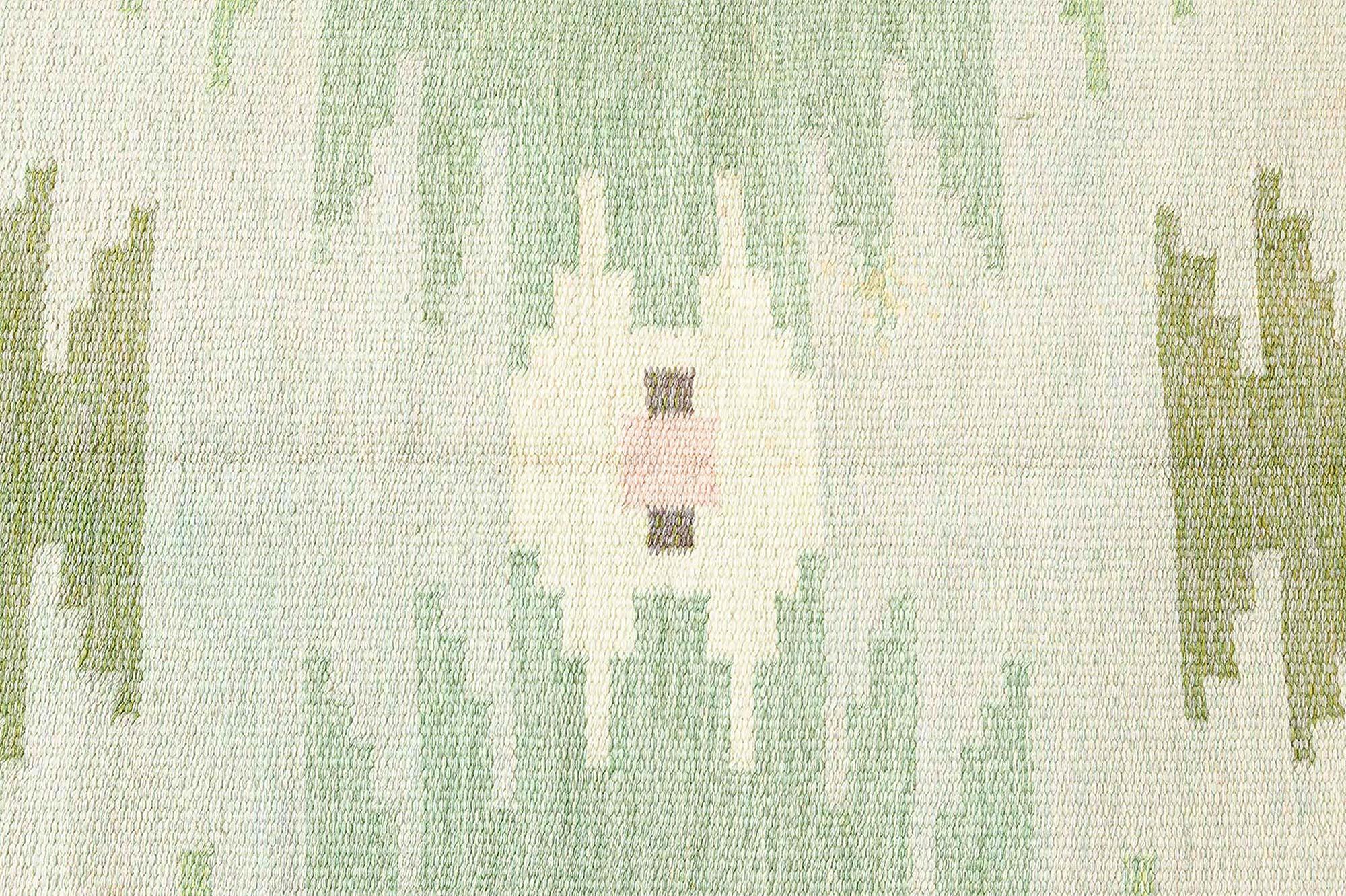Doris Leslie Blau Vintage Swedish Flat Woven by Gitt Grannsjo Carlsson ...