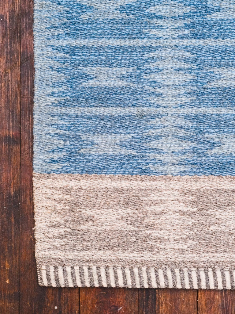 Vintage Swedish Flatweave Wool Kilim Rug For Sale at 1stDibs