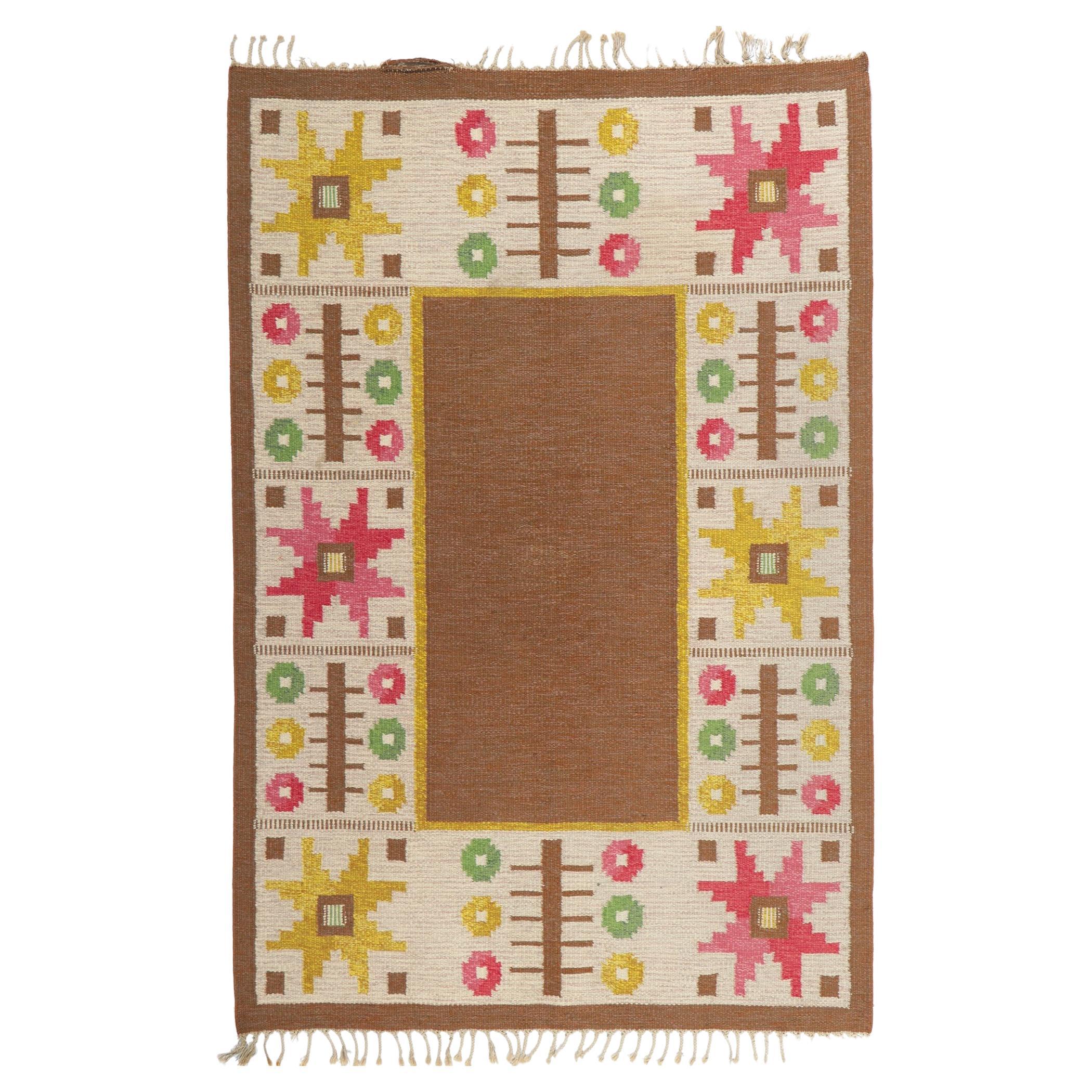 Rug Designed by Astrid Sampe for Taberg, Sweden, 1950s For Sale at 1stDibs