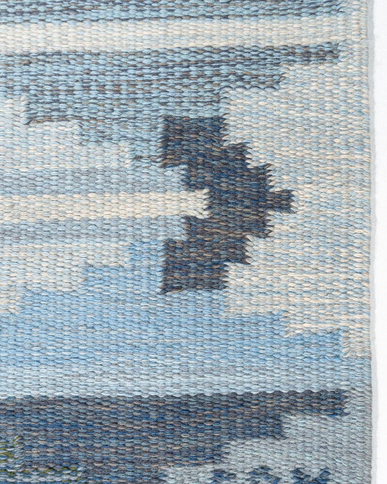 Vintage Swedish Scandinavian Area Rug 4'6x6'10 For Sale at 1stDibs