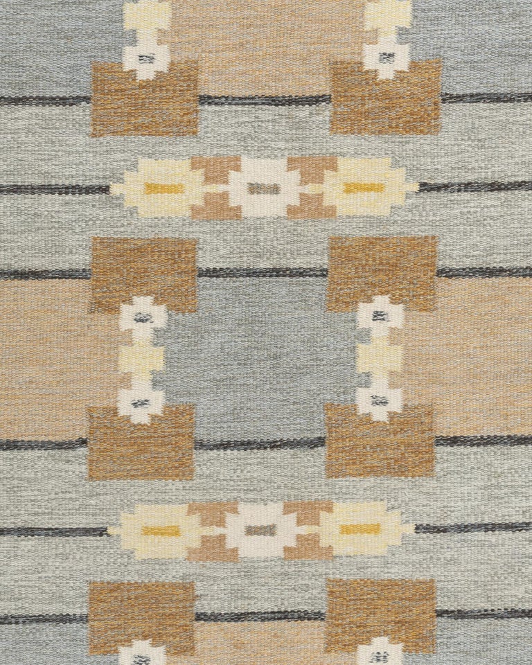 Vintage Swedish Scandinavian Area Rug 5'4x7'5 For Sale at 1stDibs