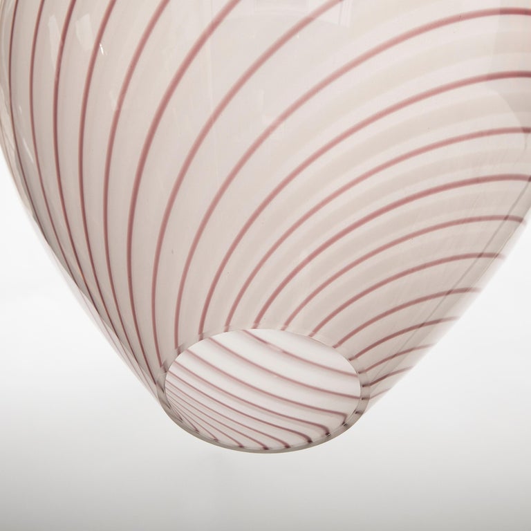 Vintage Swirl Murano Pendant Lamp at 1stDibs