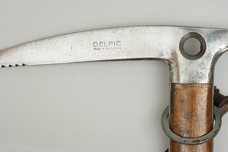 Vintage Swiss Ice Pick, Delpic, Mountaineering Climbing Axe at 1stDibs ...