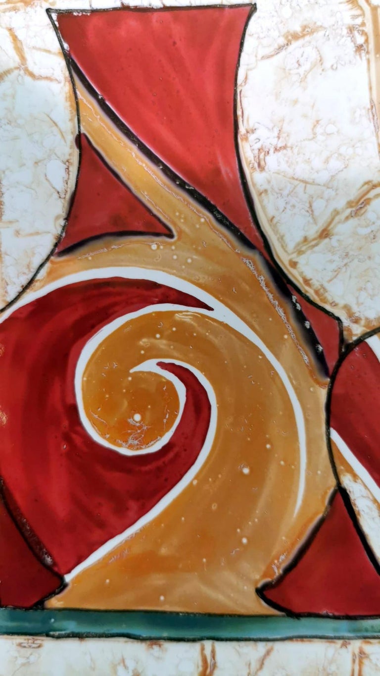 Vintage Swiss Plate Unique Piece by "Costa Ceramiche d'Arte" For Sale ...