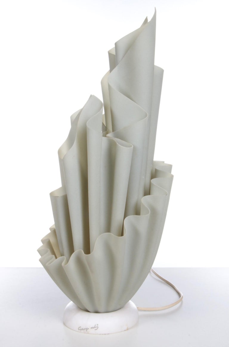 Vintage Table Lamp Design by Georgia Jacob Model Corolle, 1970 France ...