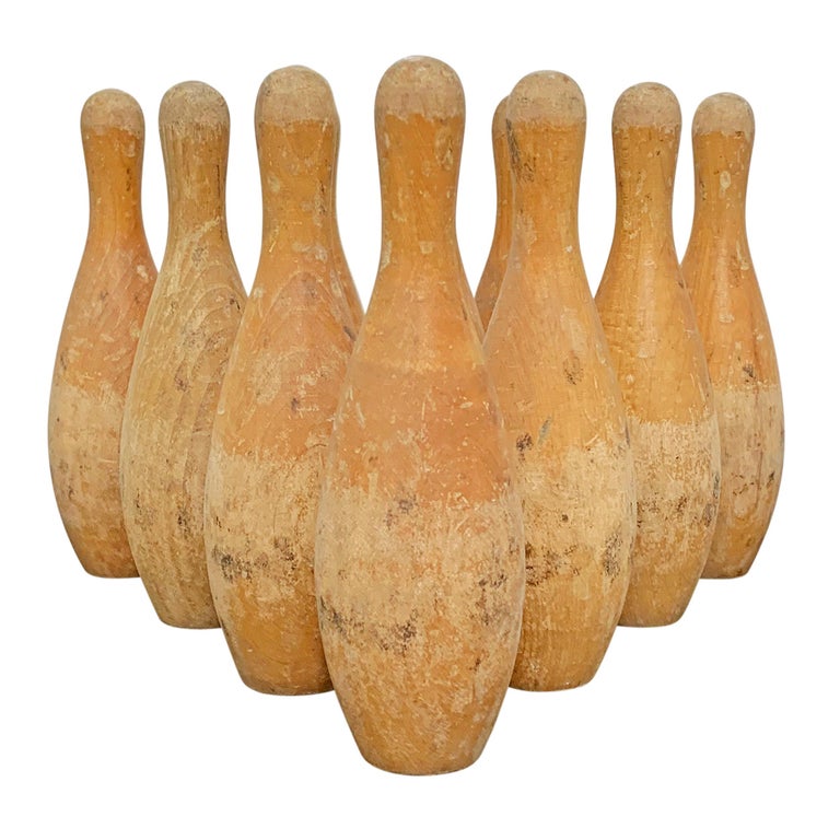 Vintage Table-Top Bowling Set For Sale at 1stDibs