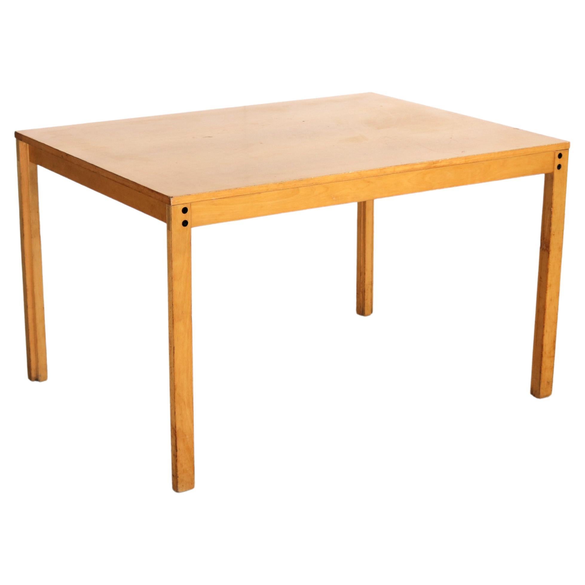 vintage dining table table pine 70s For Sale at 1stDibs