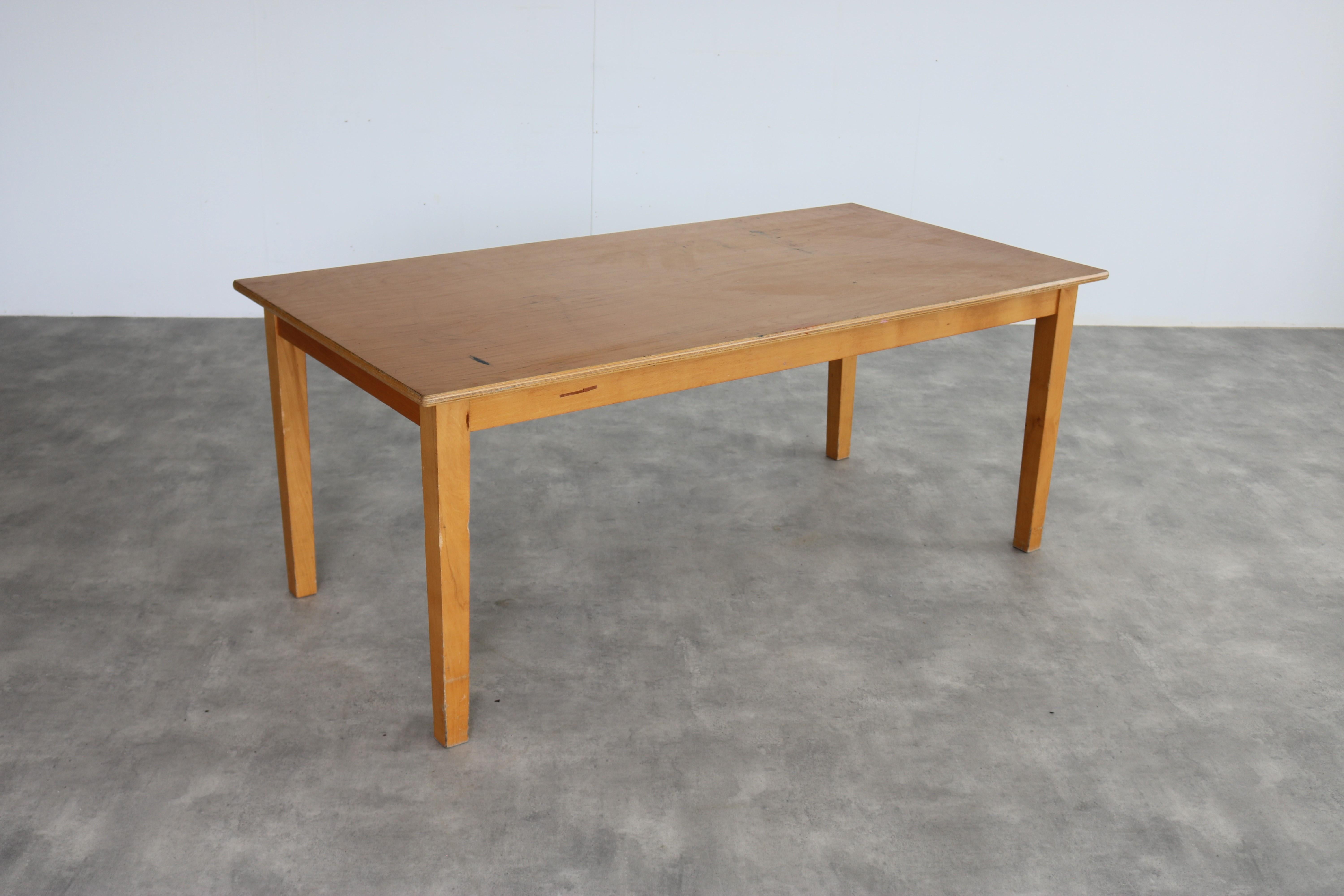 vintage tables work table school table Swedish 70s For Sale at 1stDibs