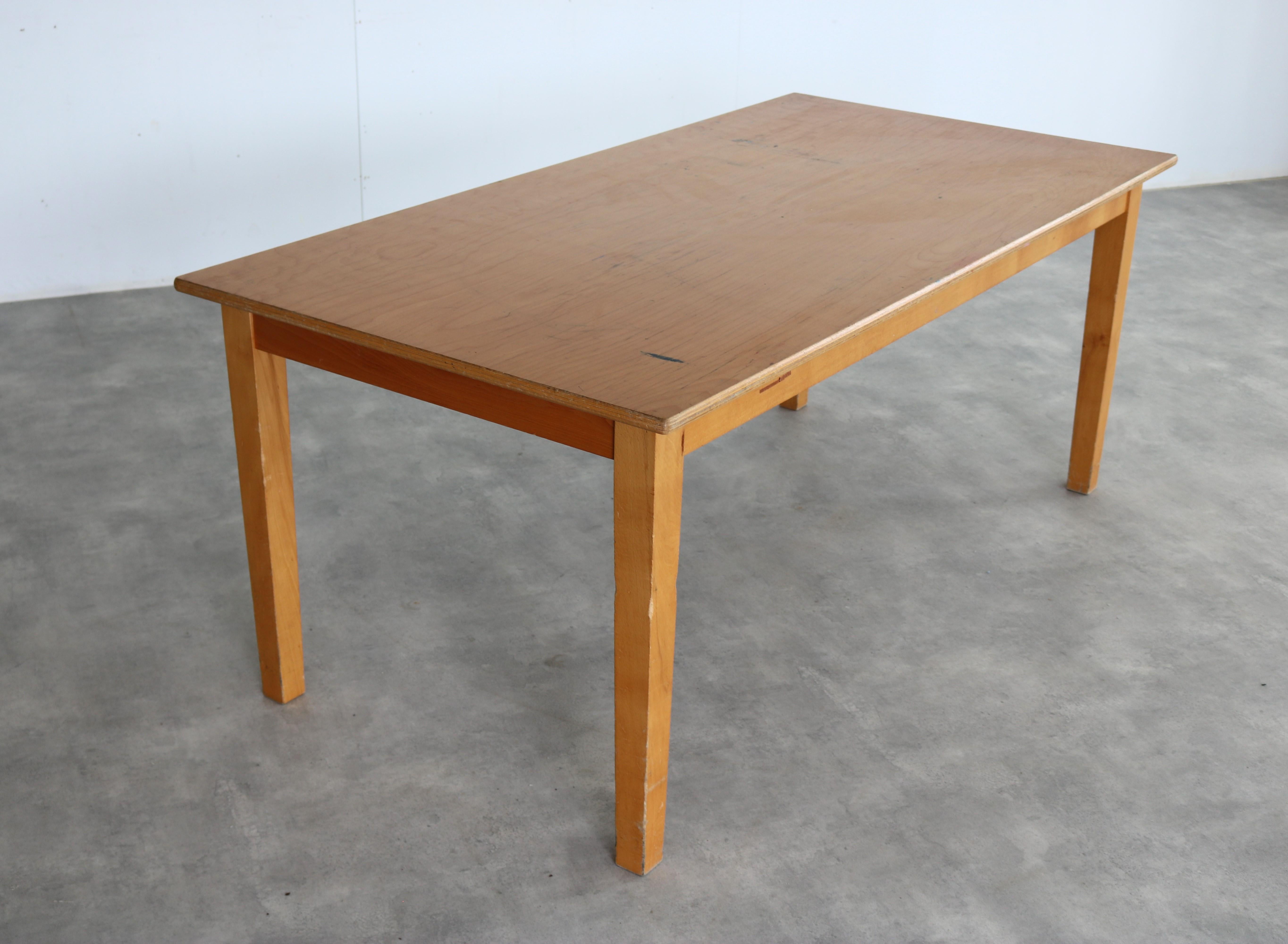 vintage tables work table school table Swedish 70s For Sale at 1stDibs
