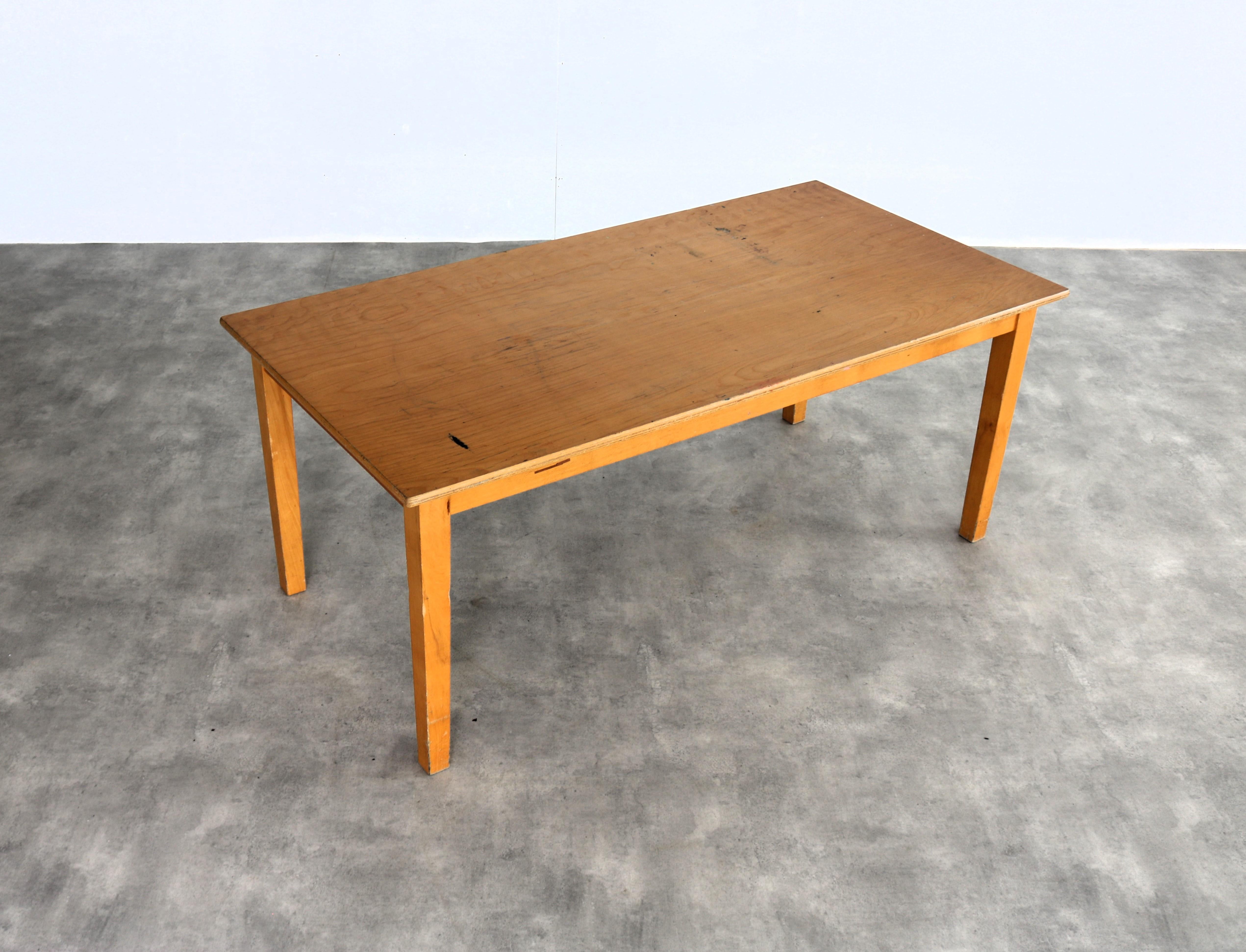 vintage tables work table school table Swedish 70s For Sale at 1stDibs