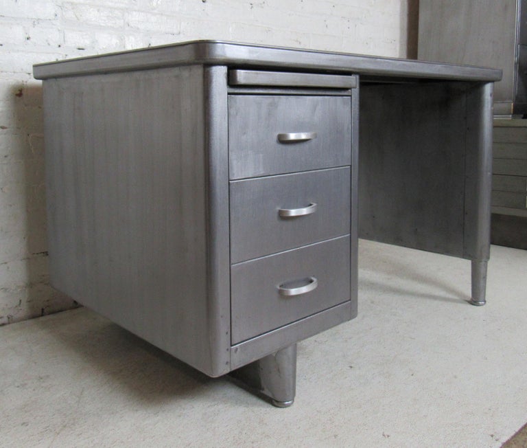 Vintage Tanker Desk at 1stDibs