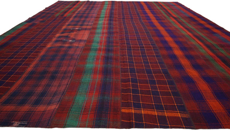 Vintage Tartan Plaid Area Rug with Luxury Lodge Style and Modern Rustic ...