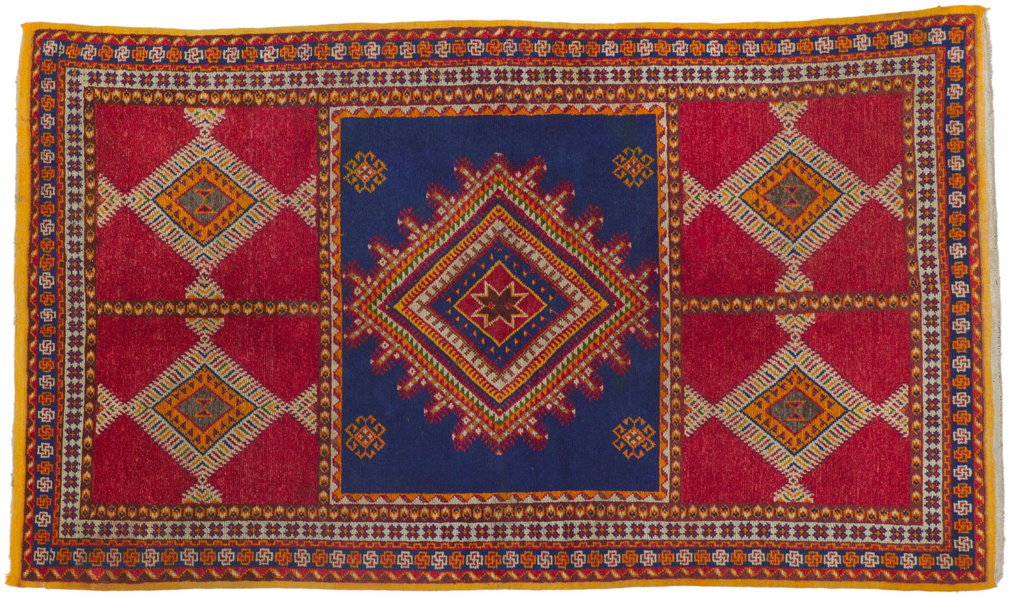 Vintage Taznakht Moroccan Rug by Berber Tribes of Morocco For Sale at ...