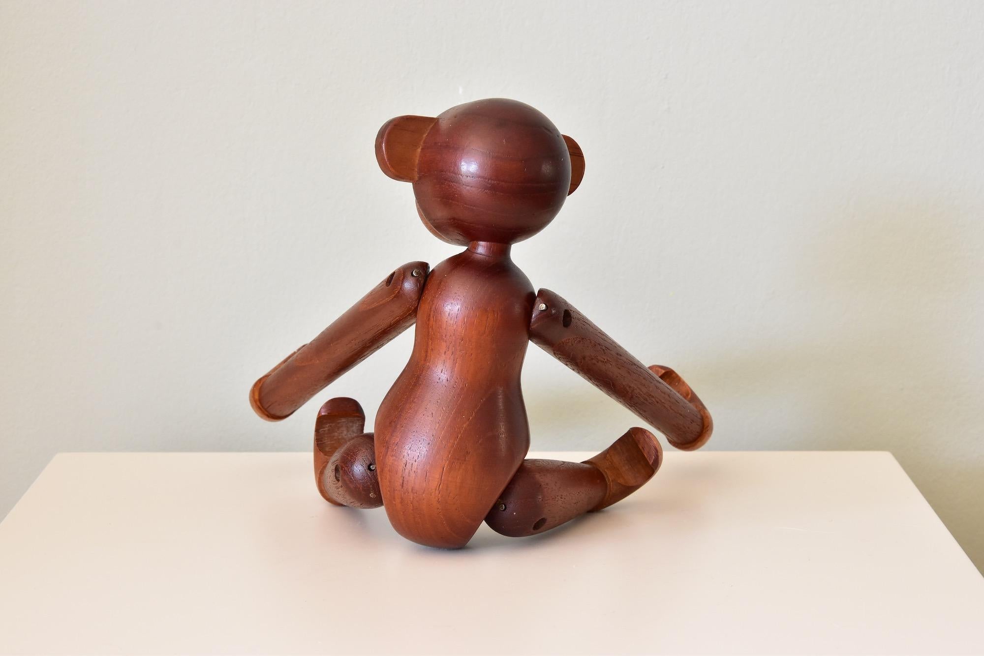 Vintage Teak and Limba wood Kay Bojesen Monkey Made in Denmark at ...