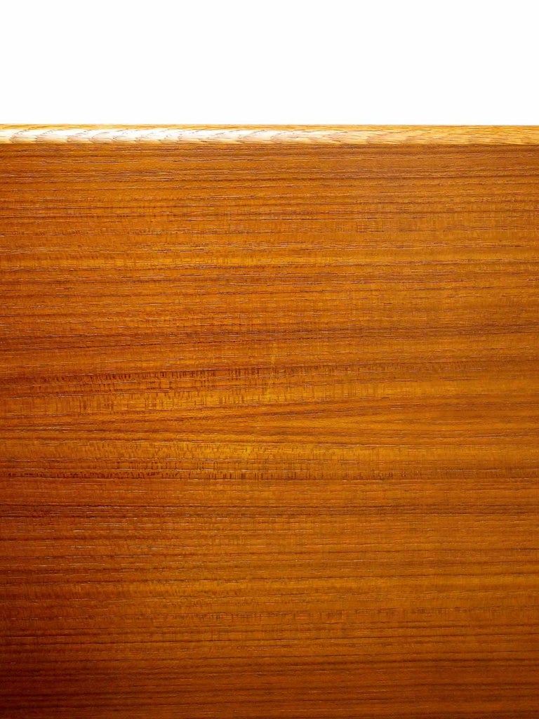 Vintage Teak and Oak Rectangular Table For Sale at 1stDibs