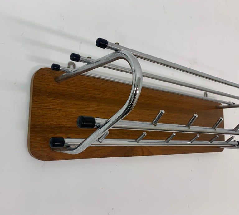 Vintage Teak Coat Rack, 1960s For Sale at 1stDibs